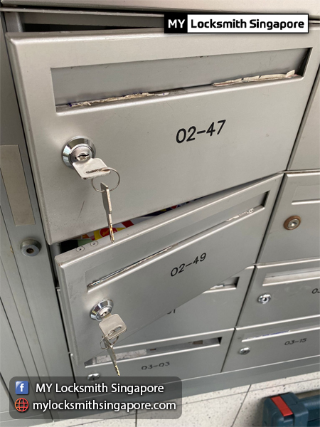 Open and change letterbox lock in Ang Mo Kio – MY Locksmith Singapore